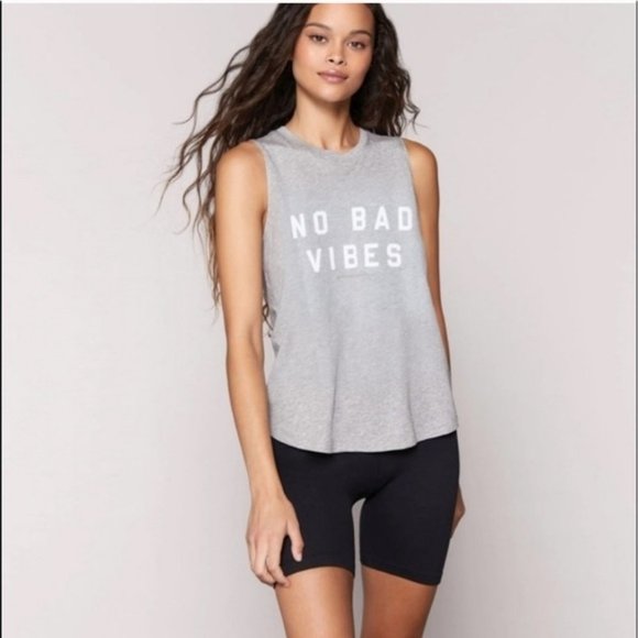 Spiritual Gangster | Tops | Spiritual Gangster No Bad Vibes Crop Tank ...